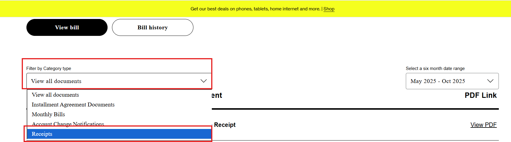 How to get a Verizon Receipt as a PDF – Welcome to ZAGG Care